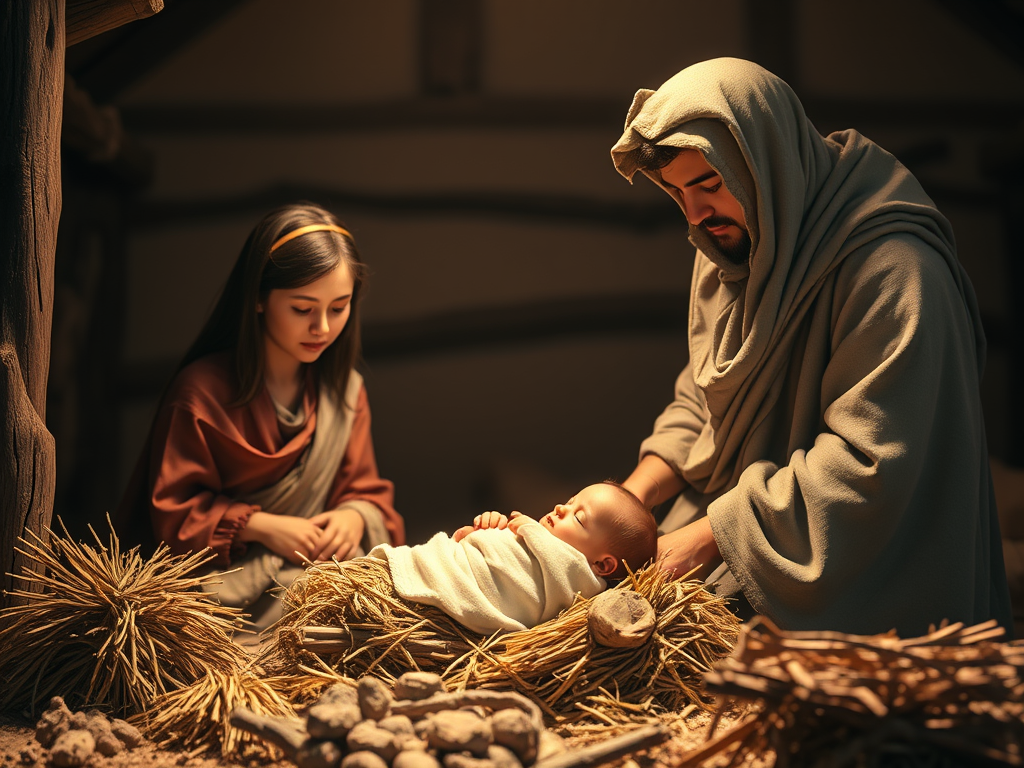 The Manger’s Call: A Heart Bowed in Service – Jesus ~ Amazing Grace!
